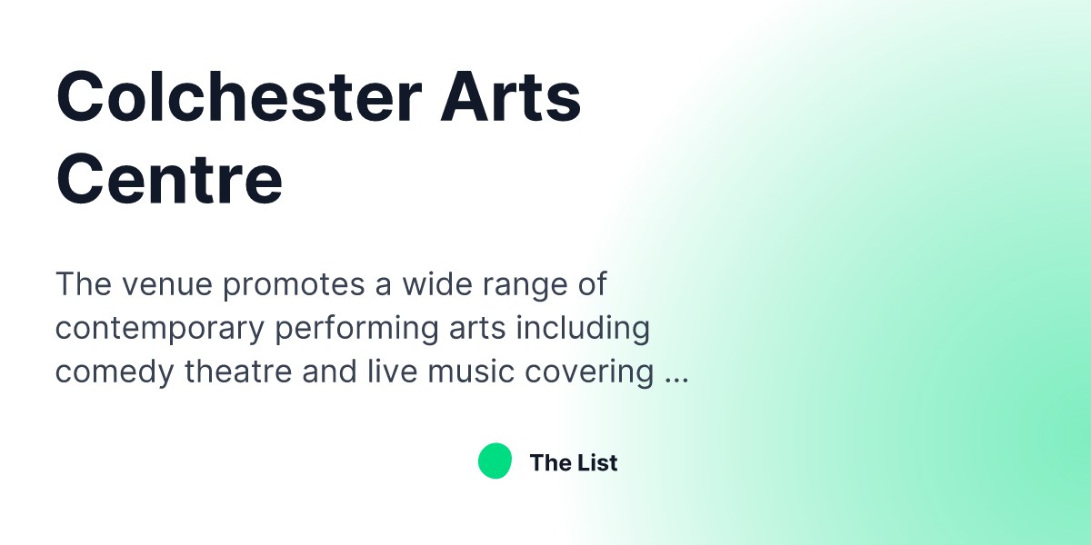 Colchester Arts Centre
