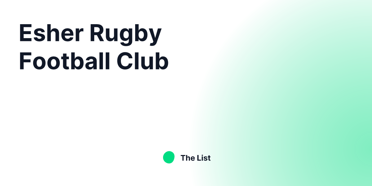Esher Rugby Football Club