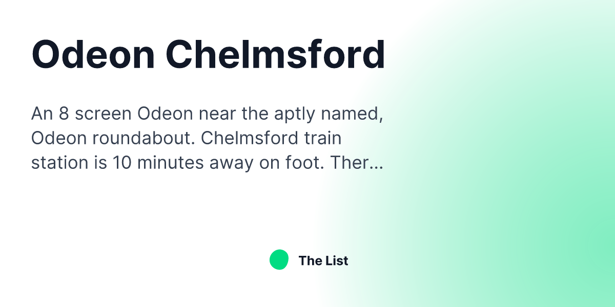 Odeon Chelmsford