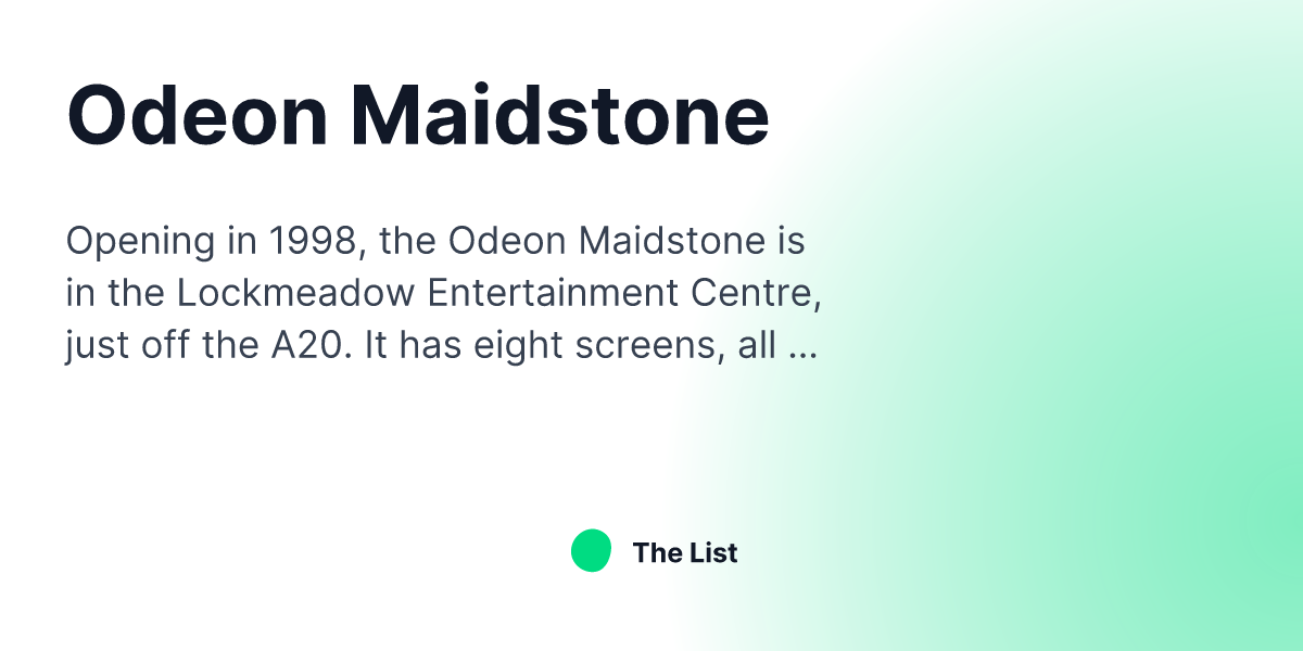 Odeon Maidstone