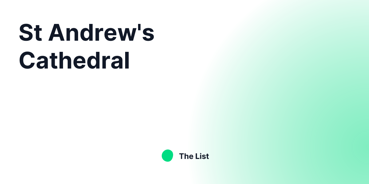 St Andrew's Cathedral | The List
